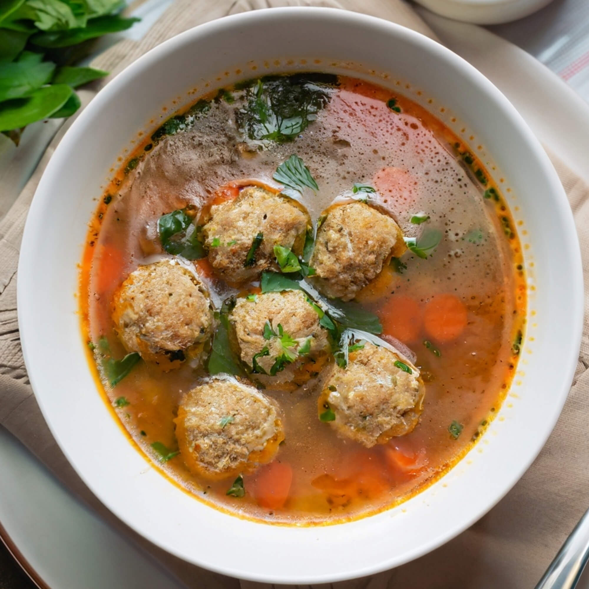 20-Minutes Italian Meatball Soup Recipe - Comforting Dish - Soup Chick