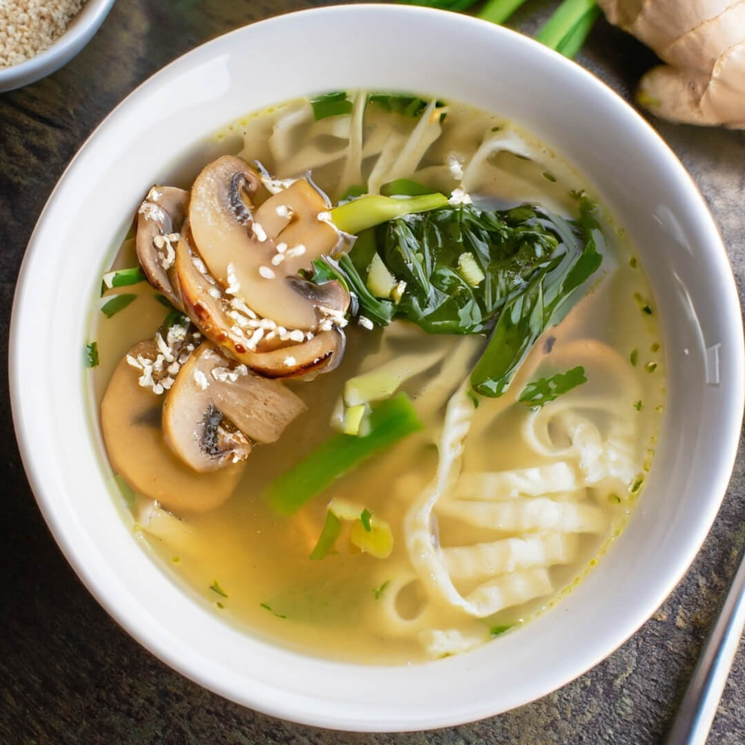 25-Minutes Ginger Garlic Bok Choy Soup - A Delicious Choice - Soup Chick