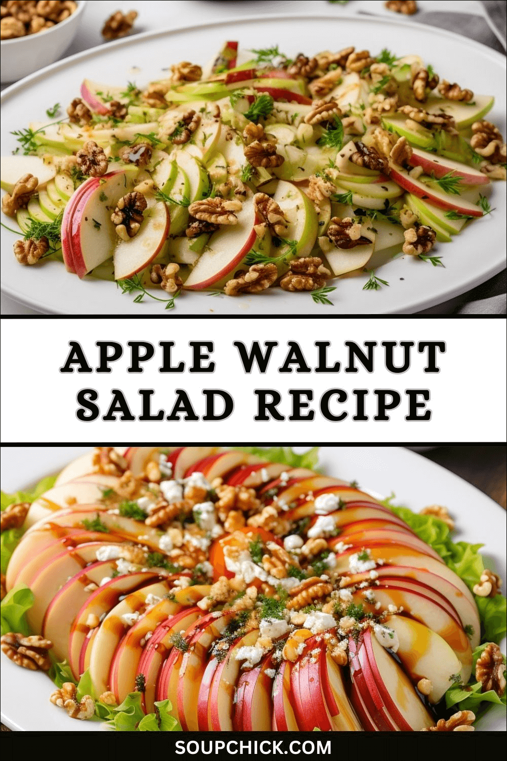 Apple Walnut Salad Recipe (Crispy And Crunchy Taste) - Soup Chick