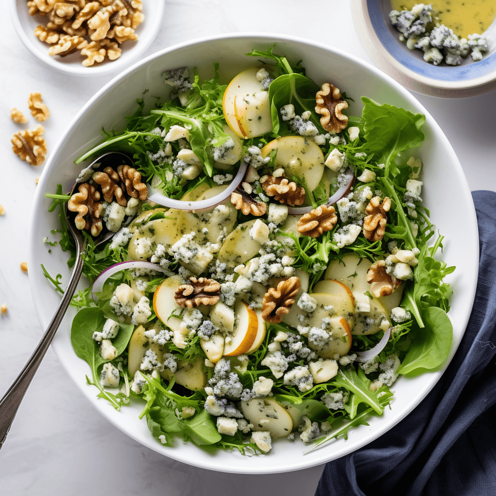 The Perfect Blue Cheese Salad Recipe- Easy And Tasty - Soup Chick