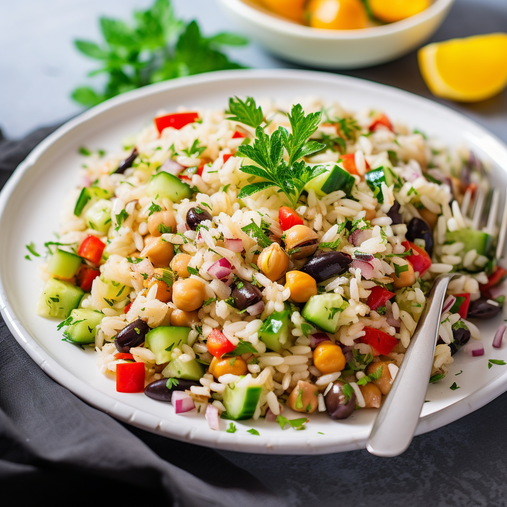 Rice Salad Recipe - A Perfectly Healthy Dish To Try - Soup Chick