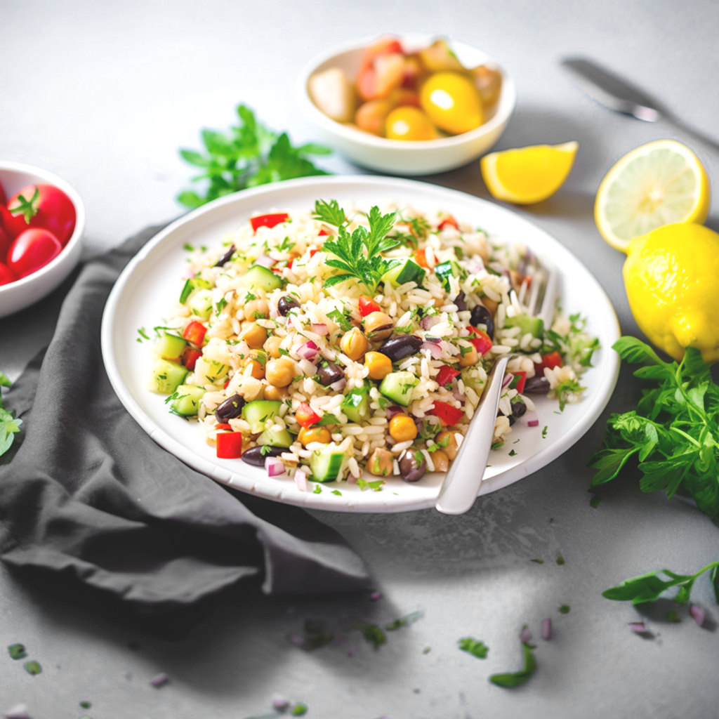 Rice Salad Recipe - A Perfectly Healthy Dish To Try - Soup Chick