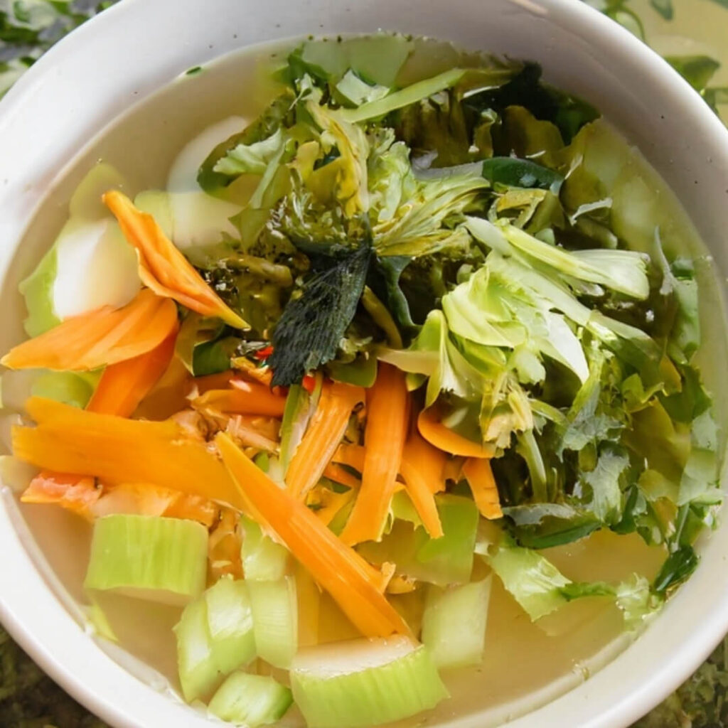 Herb Broth Recipe Infused With Nutrient Packed Senses - Soup Chick