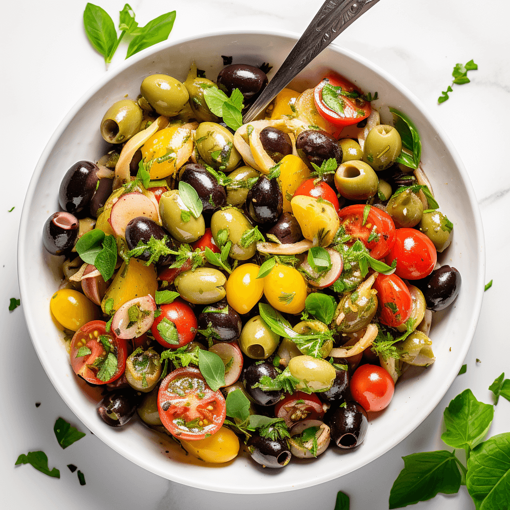 Olive Salad Recipe - A Perfect Standalone Appetizer - Soup Chick