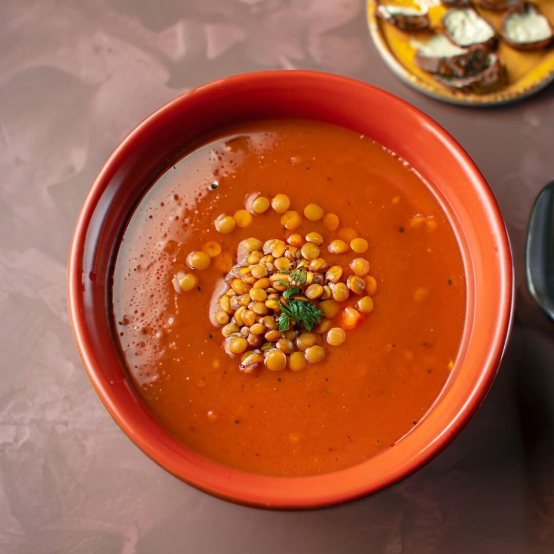 Vegan Red Lentil Soup Recipe - Healthy & Delicious