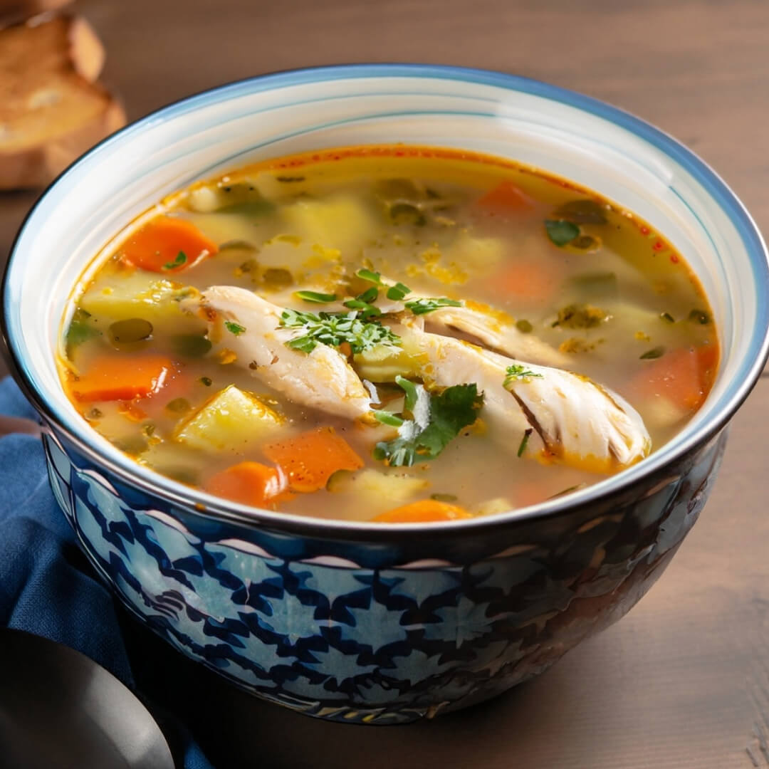 Homemade Chicken Vegetable Soup Recipe I Classic Comfort