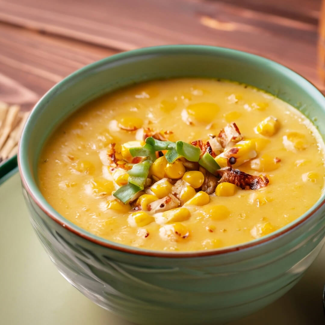 Wholesome Roasted Corn Chowder Recipe Get To The Cooking Now Soup Chick