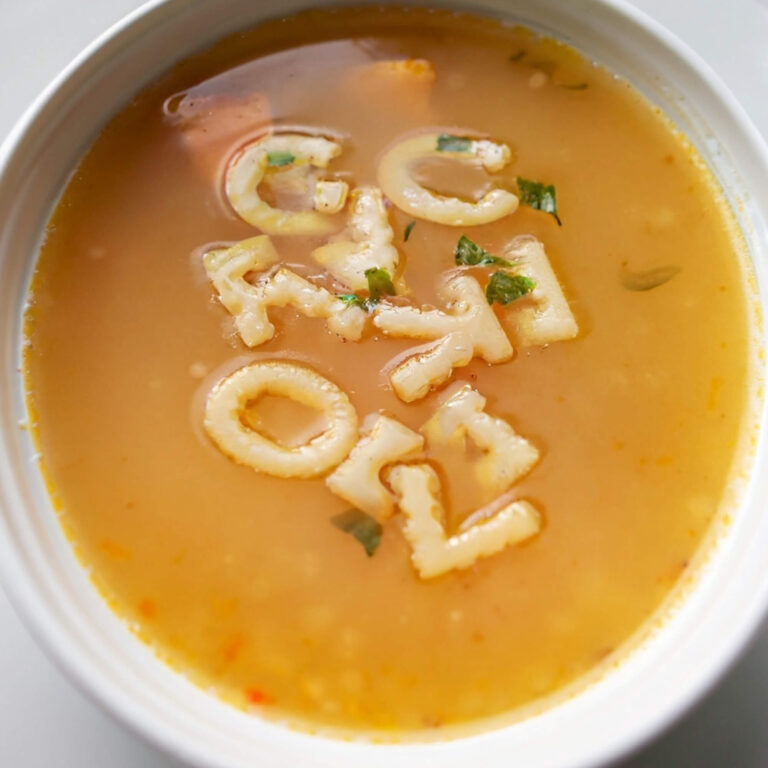 Classic Alphabet Soup Recipe – Sweet, Savory Goodness – Soup Chick