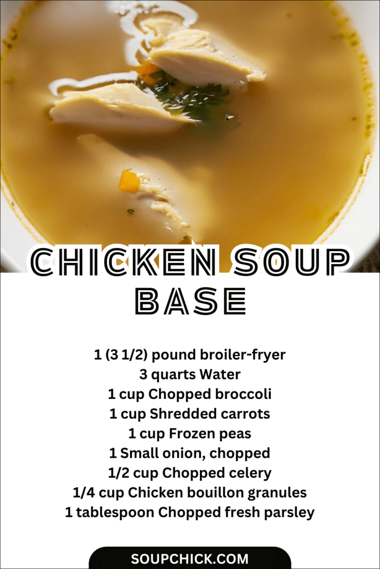Chicken Soup Base – Perfect For Cozy Nights – Soup Chick