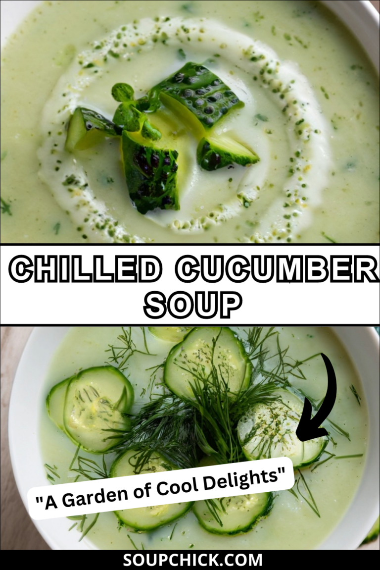 Cold Cucumber Soup Recipe – Ode To Freshness – Soup Chick