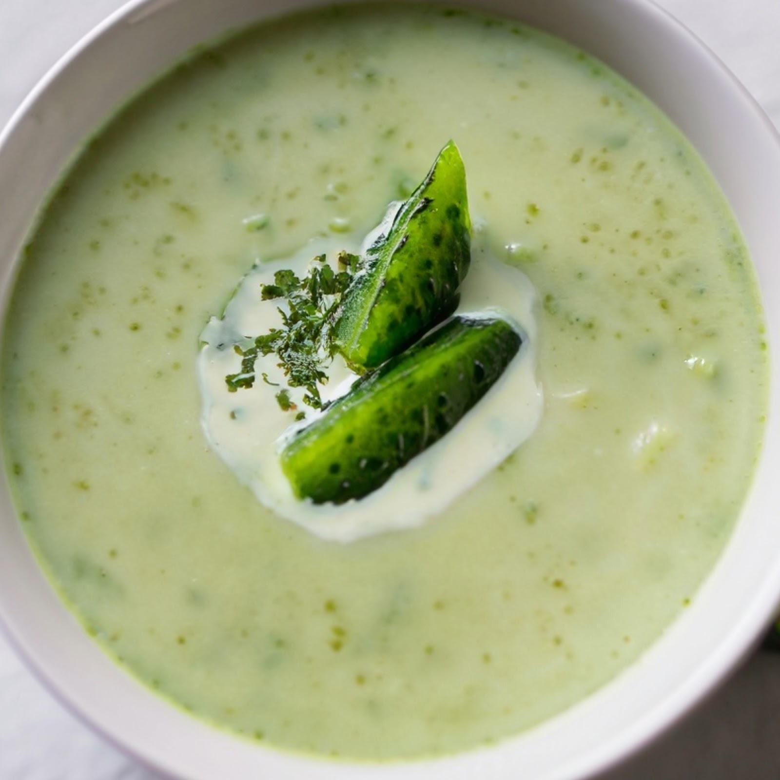 Cold Cucumber Soup Recipe – Ode To Freshness – Soup Chick
