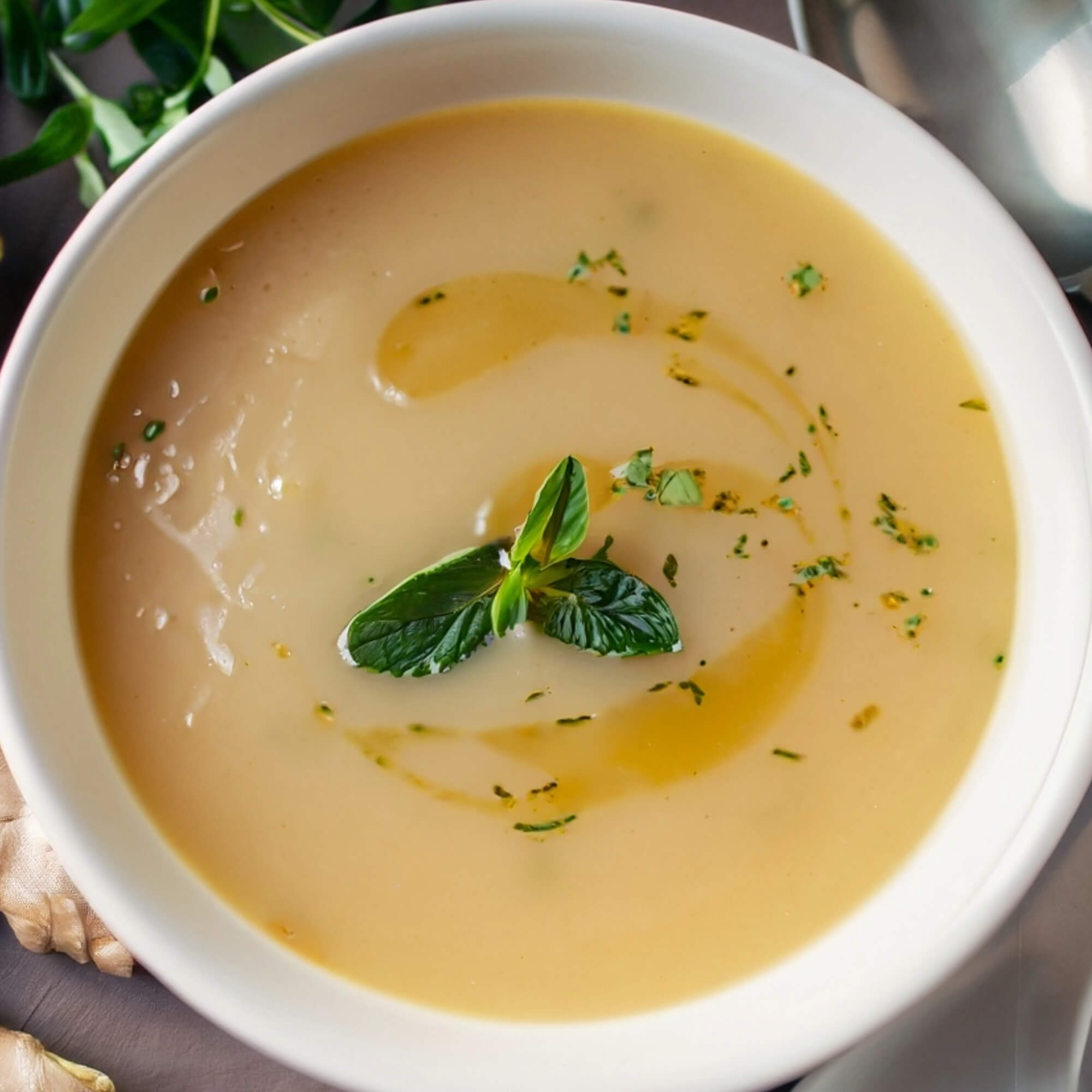 10-Minutes Ginger Soup Recipe (A Symphony Of Flavors) – Soup Chick