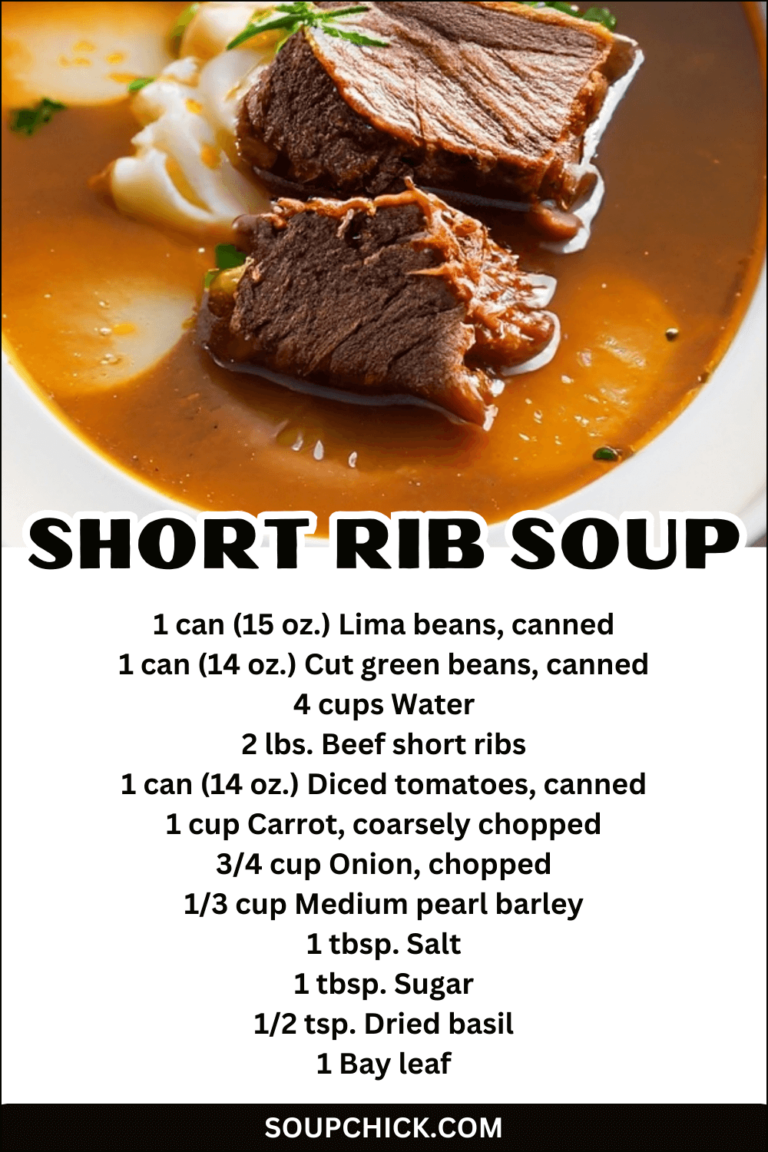 Short Rib Soup – A Must-Try Food For Lovers – Soup Chick