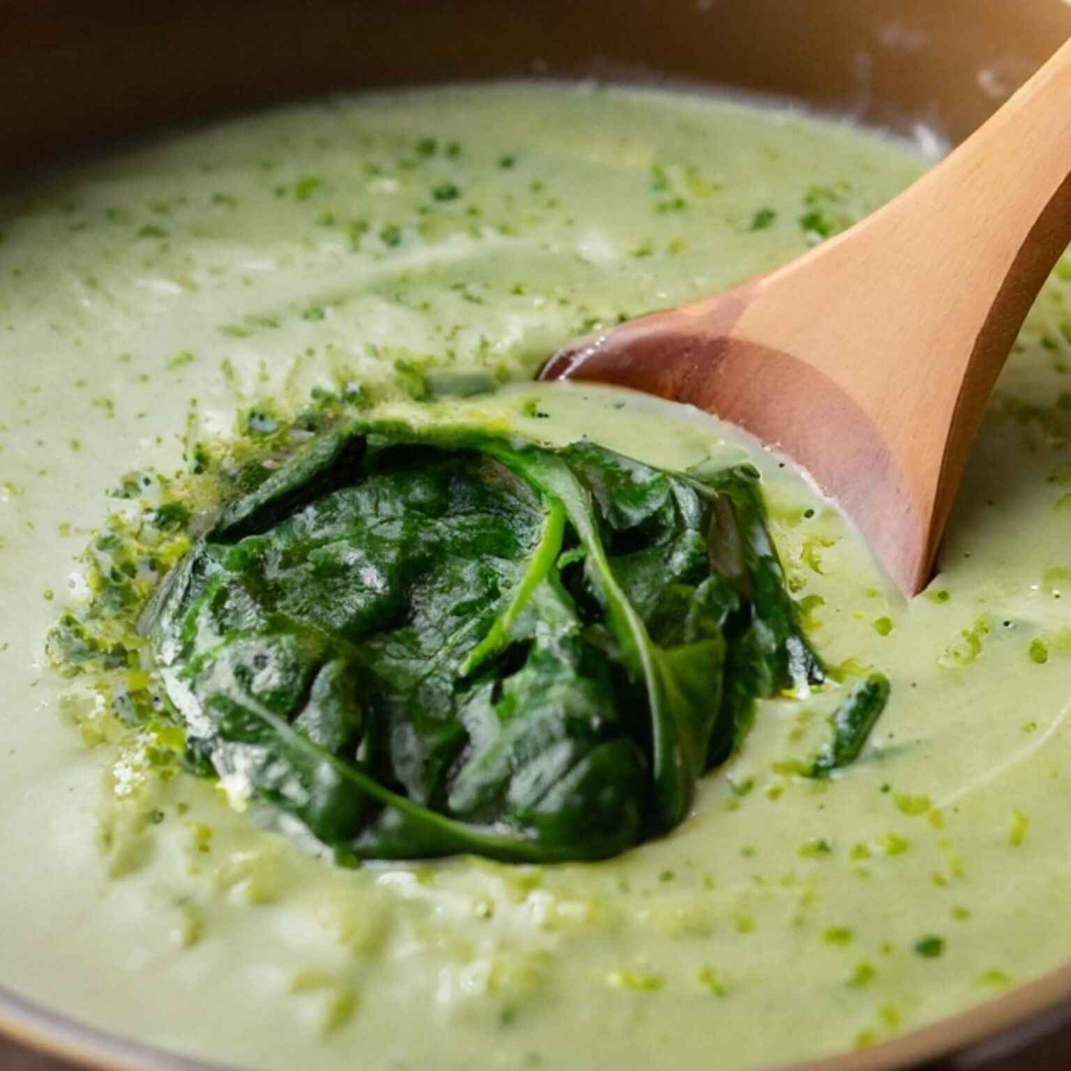 15-Minutes Creamy Spinach Soup Recipe - A Delight - Soup Chick