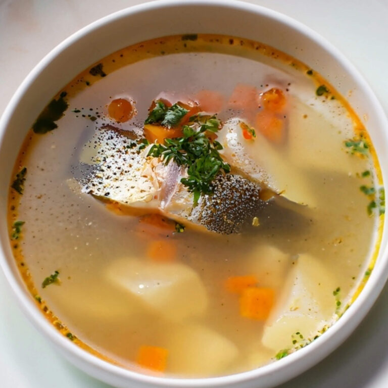 Creamy and Hearty Fish Soup Recipe I Rich Delight