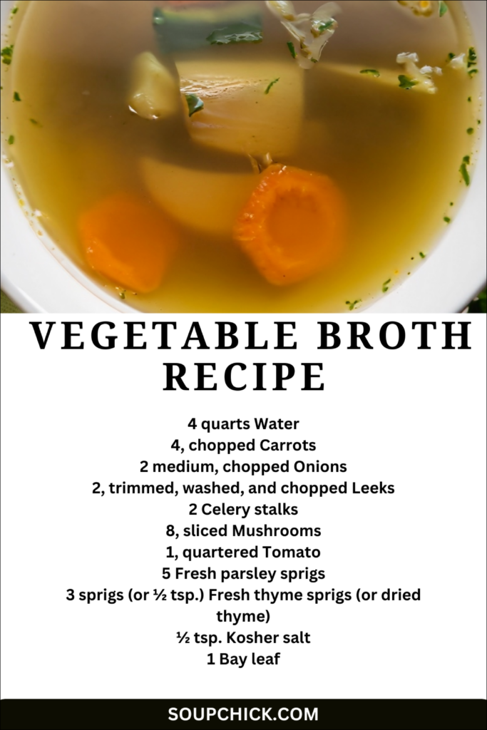 Homemade Vegetable Broth Recipe | Nutrient-Rich Goodness