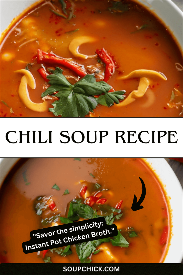 Fiery And Flavorful Chili Soup Recipe -Your Go-To Winter Warmer – Soup ...