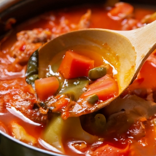 Stuffed Pepper Soup Recipe - A Summer Tang Twist - Soup Chick