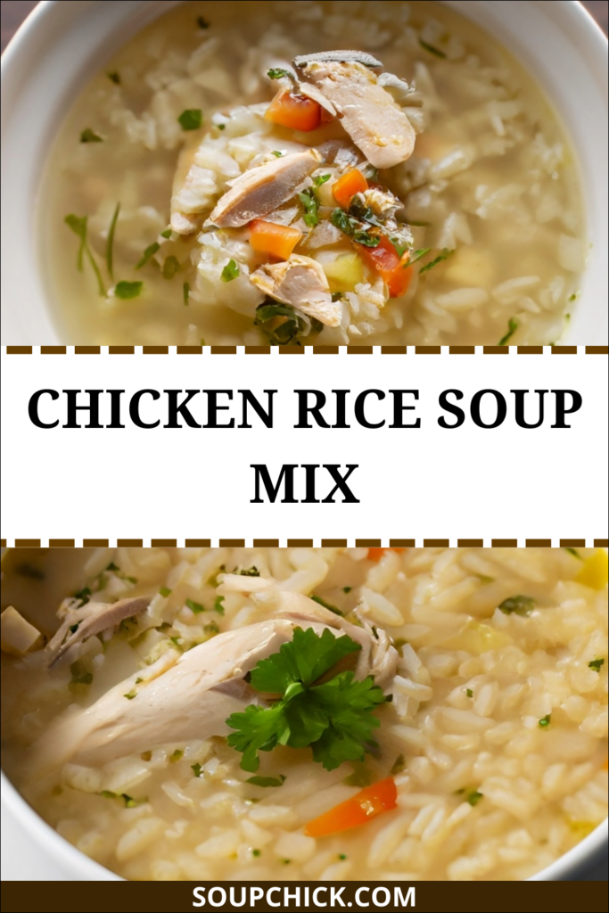 Chicken Rice Soup Mix (Easy To Prepare Meal) - Soup Chick