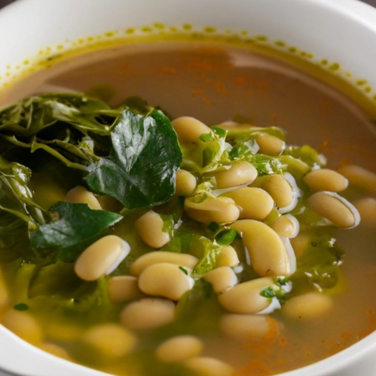 Escarole And Bean Soup - A Traditional Italian Food