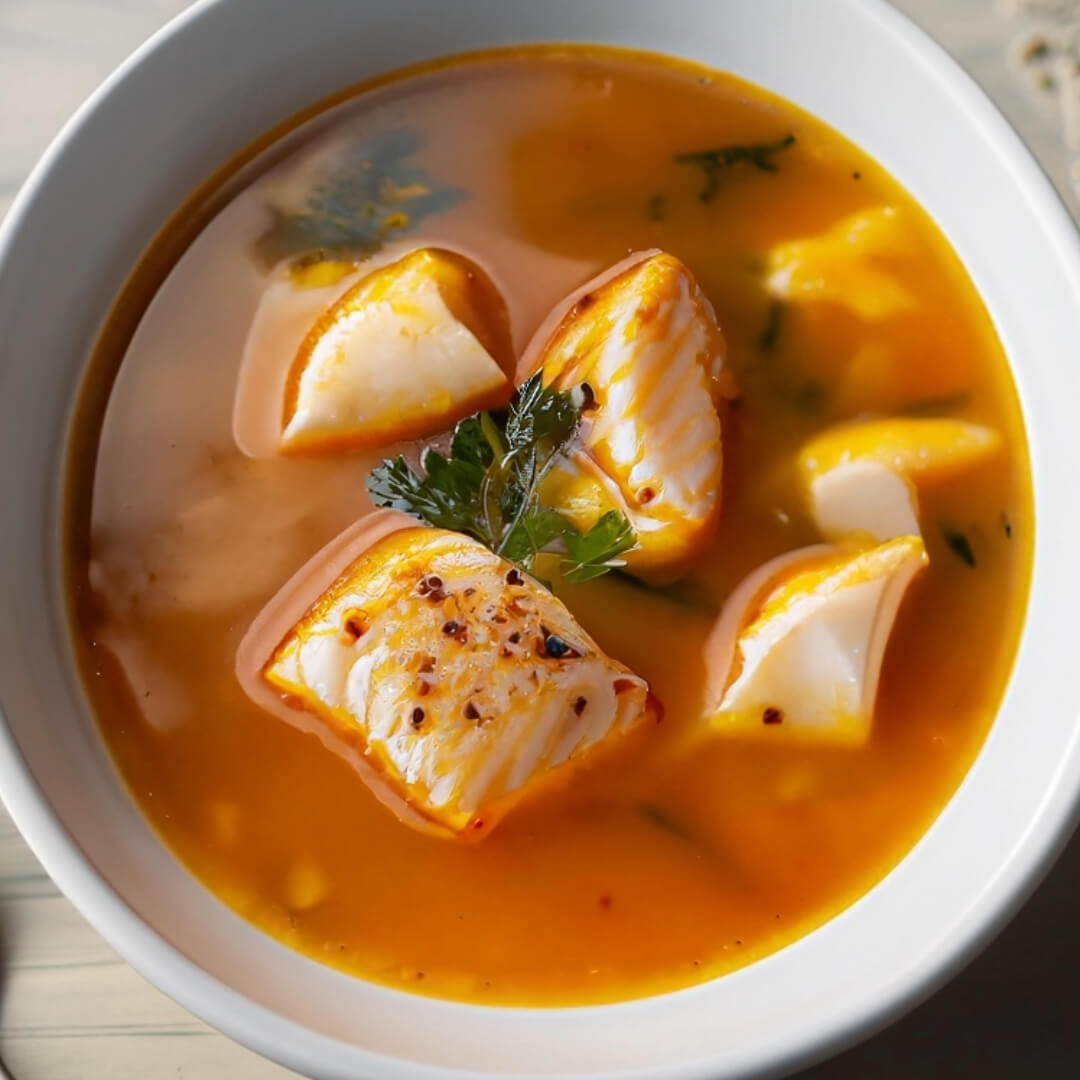 20-Minutes Amber Fish Soup – A Flavorful and Homemade Recipe – Soup Chick