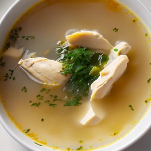 Quick & Nutritious White Chicken Soup Recipe