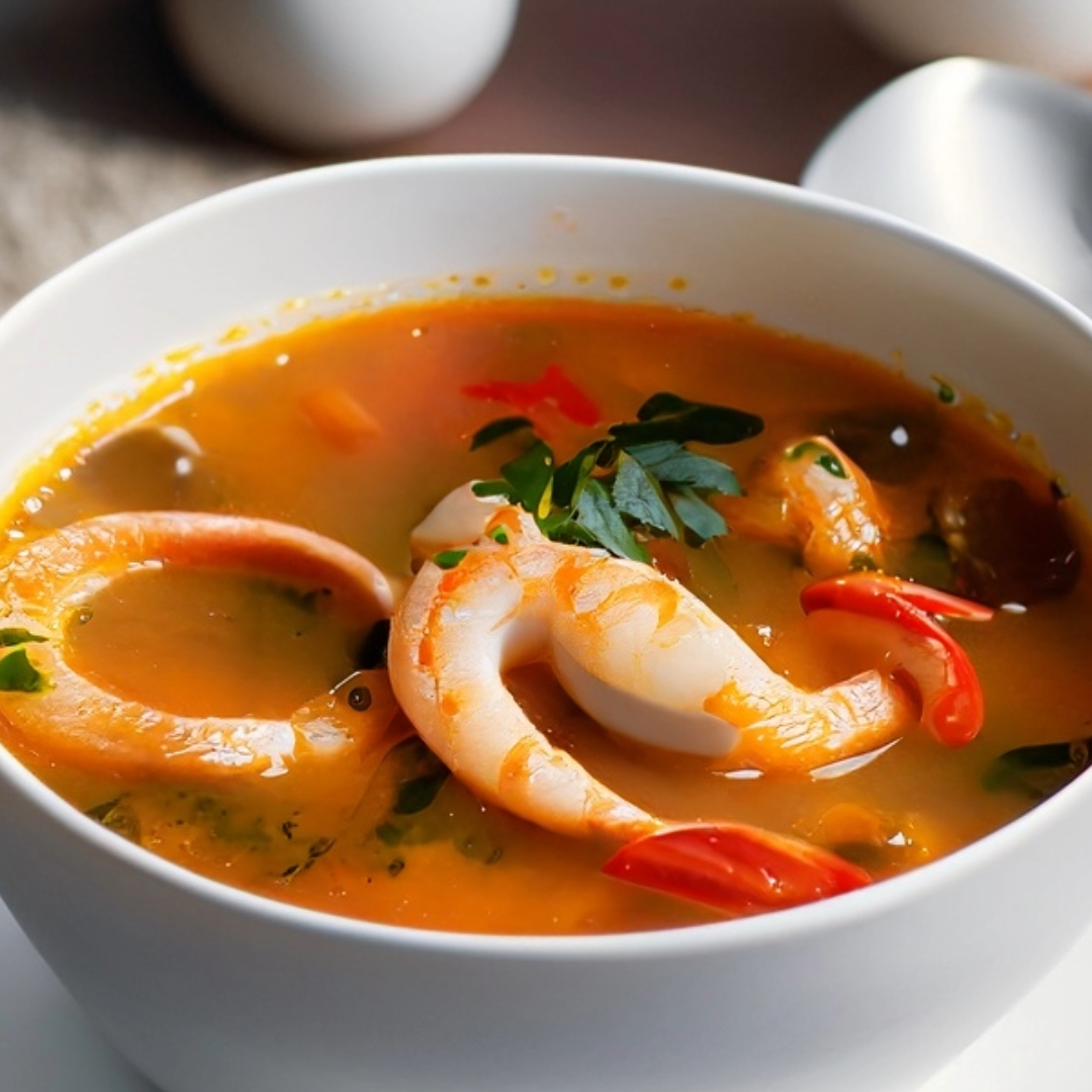 Delicious Simple Seafood Soup Recipe Deliciousness At Peak