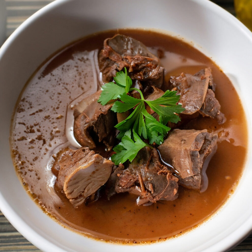 Pressure Cooker Beef Stock - Hearty Nutrient Dense Recipe - Soup Chick