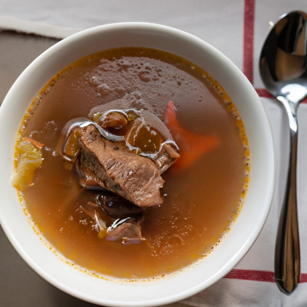 Pressure Cooker Beef Stock - Hearty Nutrient Dense Recipe - Soup Chick