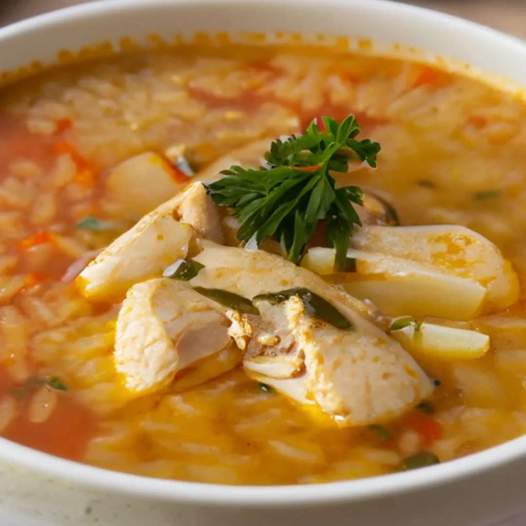 Chicken And Rice Soup Recipe | Comforting One-Pot Meal