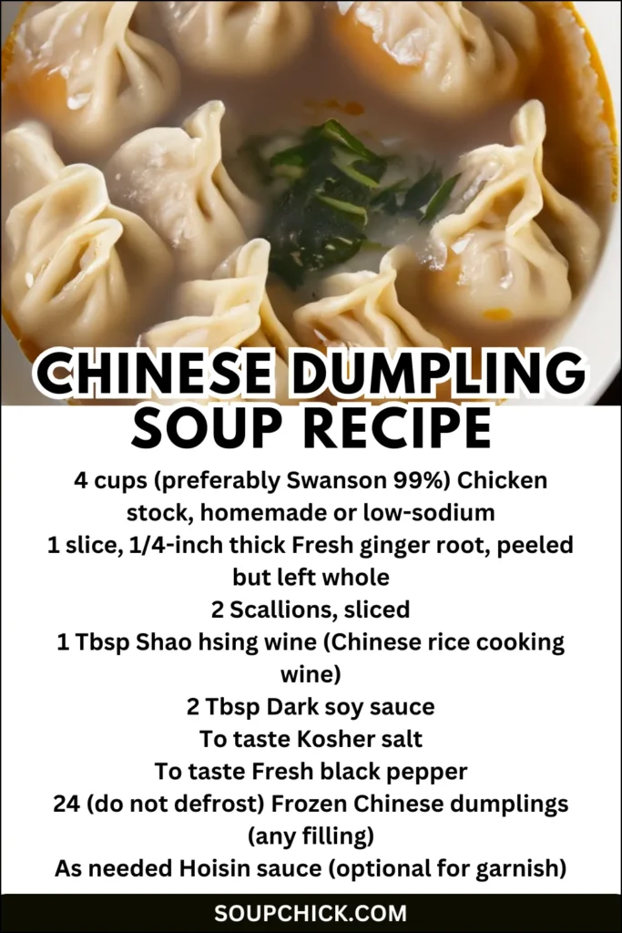 Authentic Chinese Dumpling Soup Recipe: Flavorful Comfort