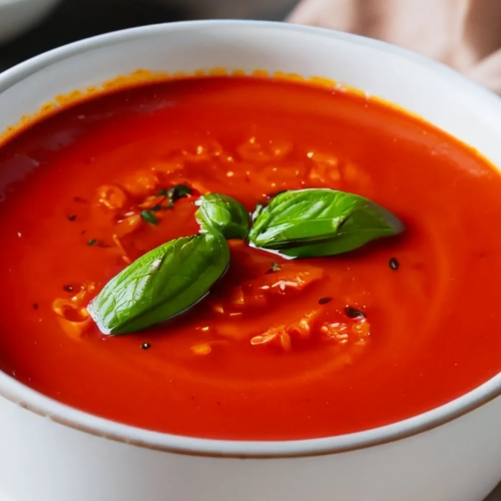 Roasted Red Pepper Soup Recipe - Soup Variations For Food Lovers - Soup ...