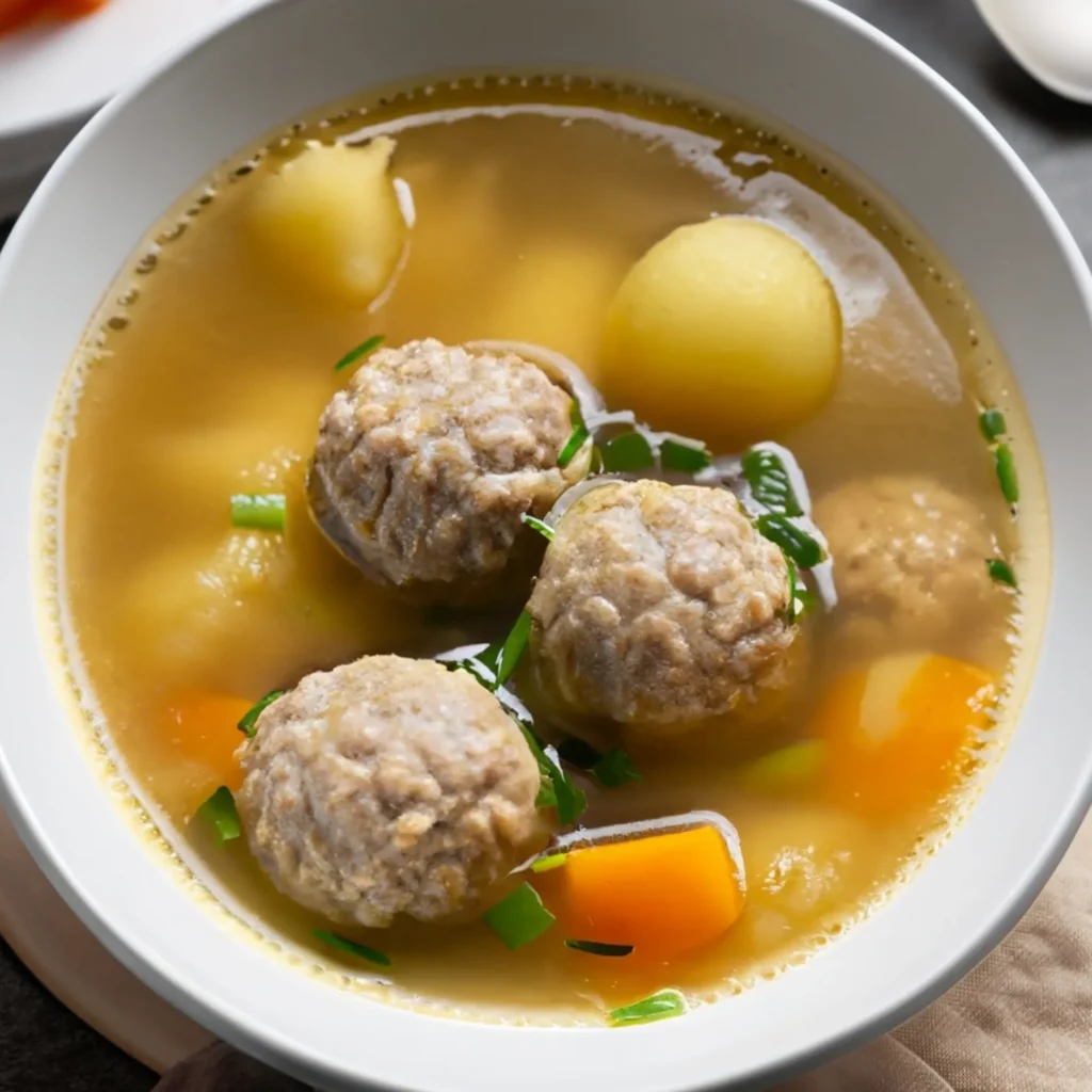 Effortless Winter Melon Meatball Soup Recipe With A Hint Of Ginger ...