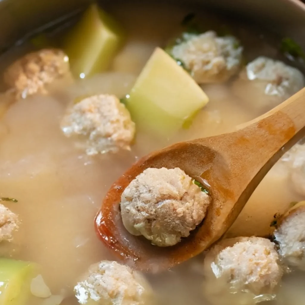 Effortless Winter Melon Meatball Soup Recipe With A Hint Of Ginger ...