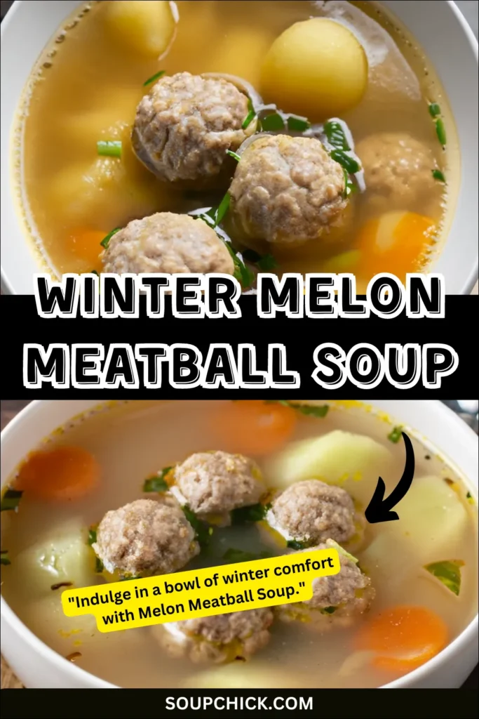 Effortless Winter Melon Meatball Soup Recipe With A Hint Of Ginger ...