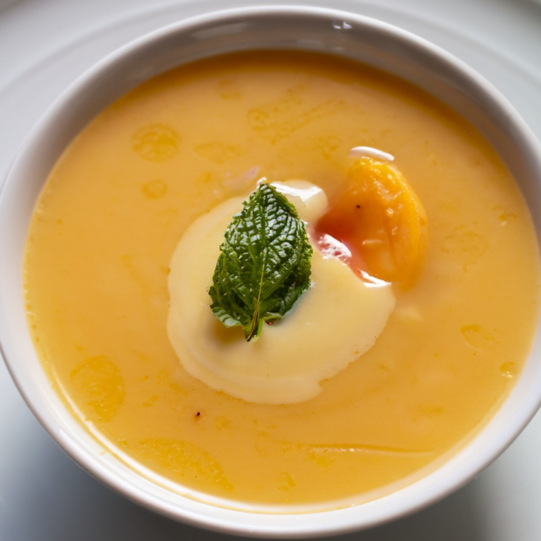 Refreshing Chilled Peach Soup Recipe – A Fruity Goodness – Soup Chick