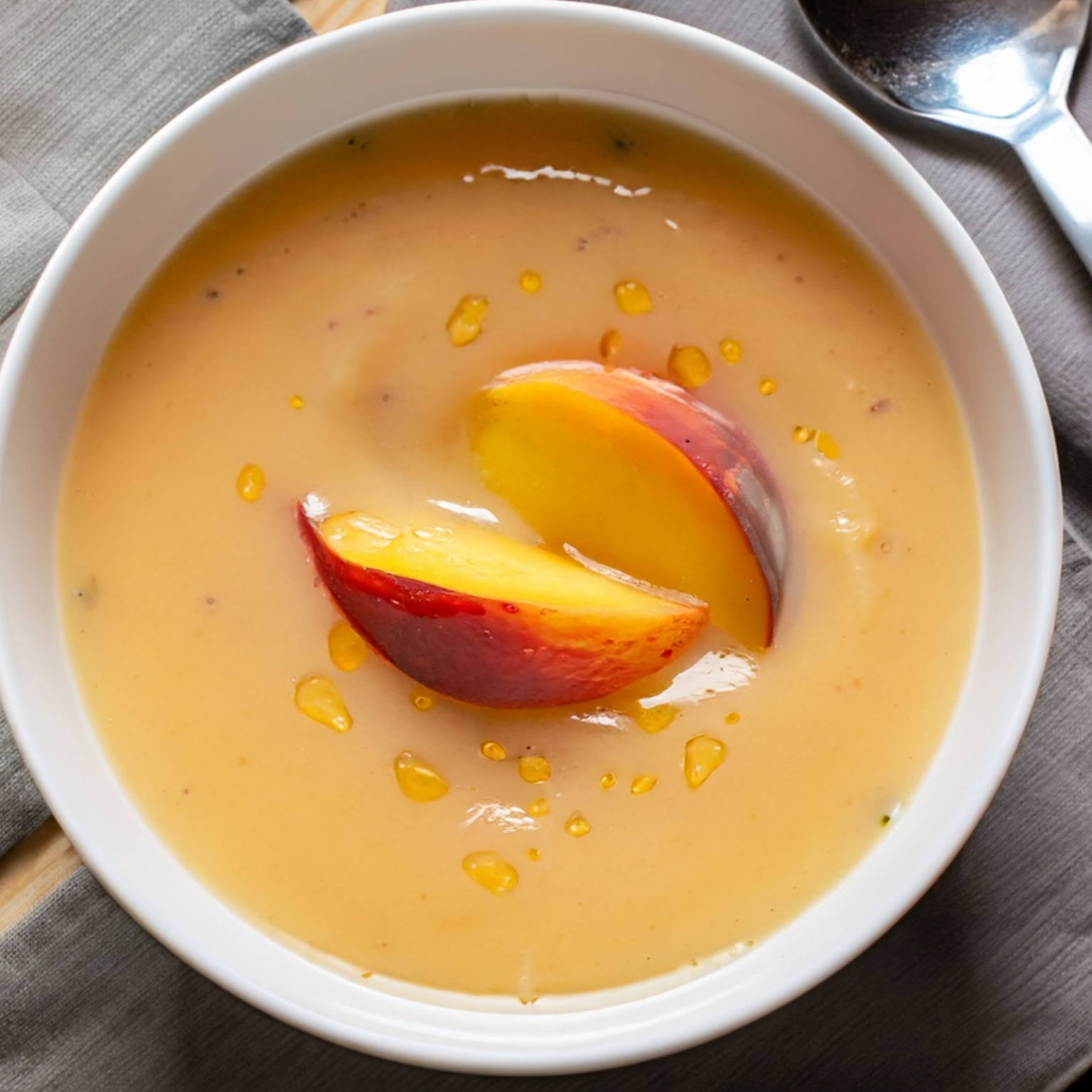 Refreshing Chilled Peach Soup Recipe – A Fruity Goodness – Soup Chick