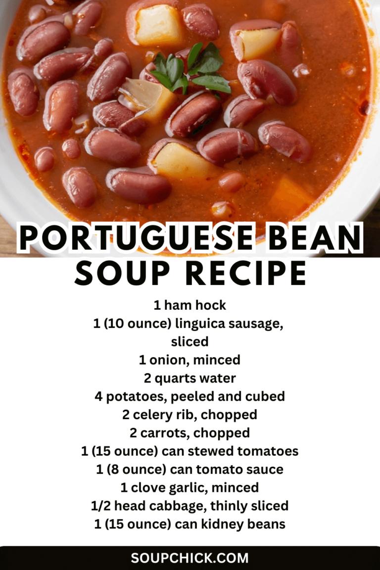 Portuguese Bean Soup Recipe (A Soul-Satisfying Masterpiece) – Soup Chick