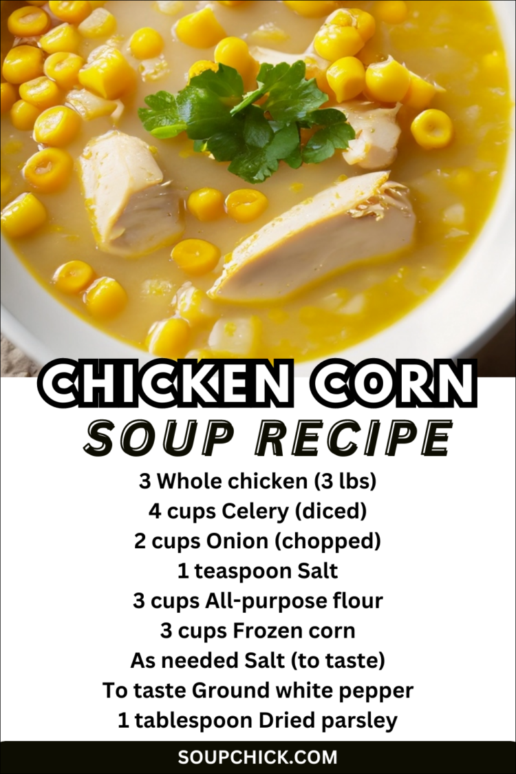 Easy Chicken Corn Soup Recipe – A Simple Guide – Soup Chick