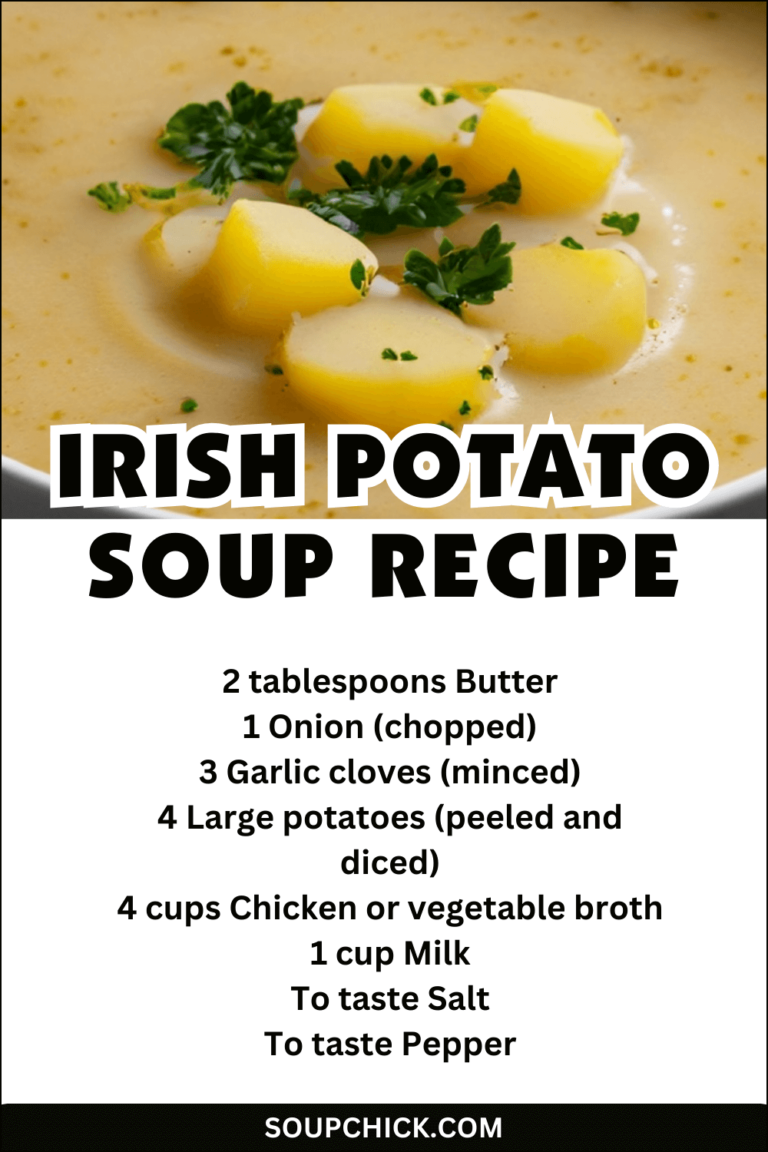 Irresistible Irish Potato Soup Recipe (Traditional Taste, Modern Twist ...